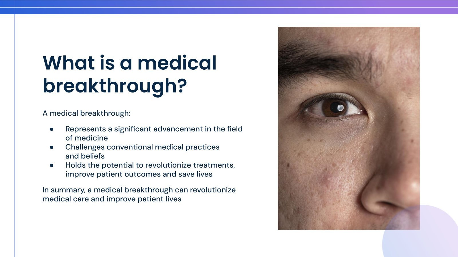 Facial Paralysis Causes Breakthrough Presentation