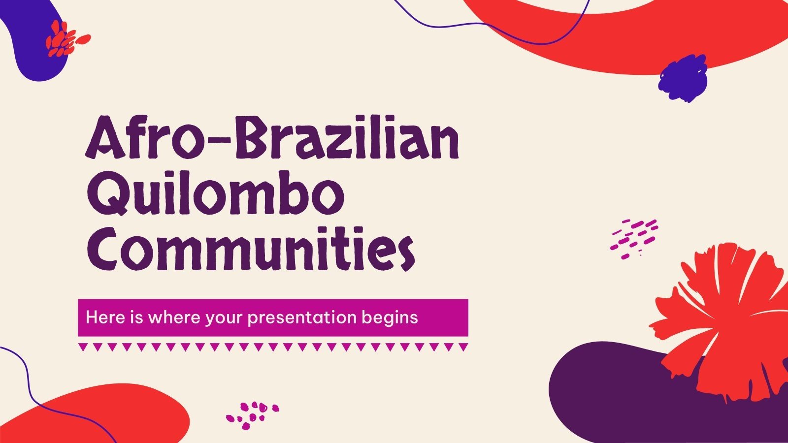 Afro-Brazilian Quilombo Communities Presentation
