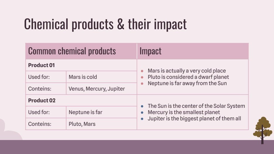 Environmental Impact of Chemical Products Presentation