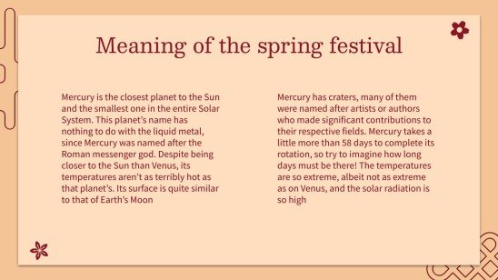 Chinese Spring Festival Presentation