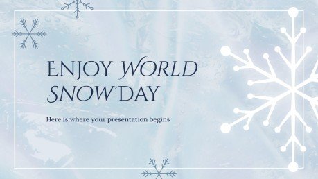 Free snow templates for Google Slides & PowerPoint