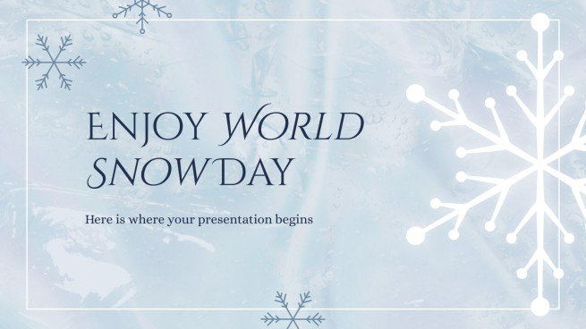 Free snow templates for Google Slides & PowerPoint