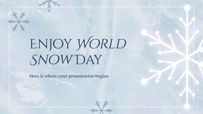 Free snow templates for Google Slides & PowerPoint