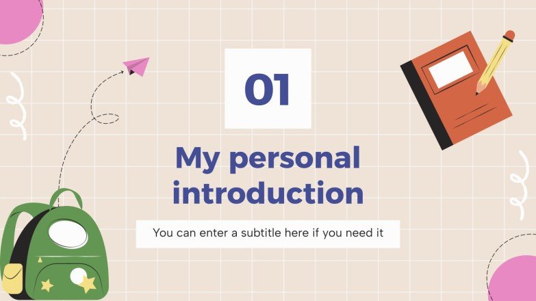 Personal Introduction for Elementary Presentation