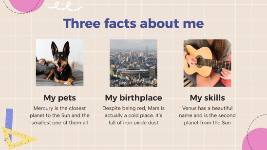 Personal Introduction for Elementary Presentation