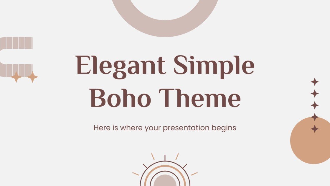 Free Boho-inspired templates for Google Slides & PowerPoint