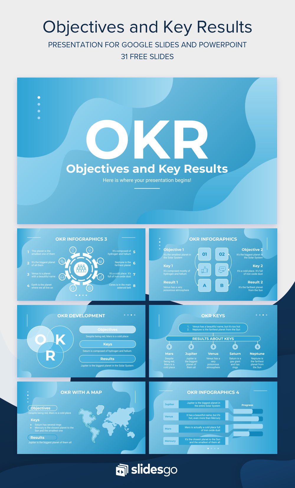 Objectives and Key Results Google Slides & PowerPoint template