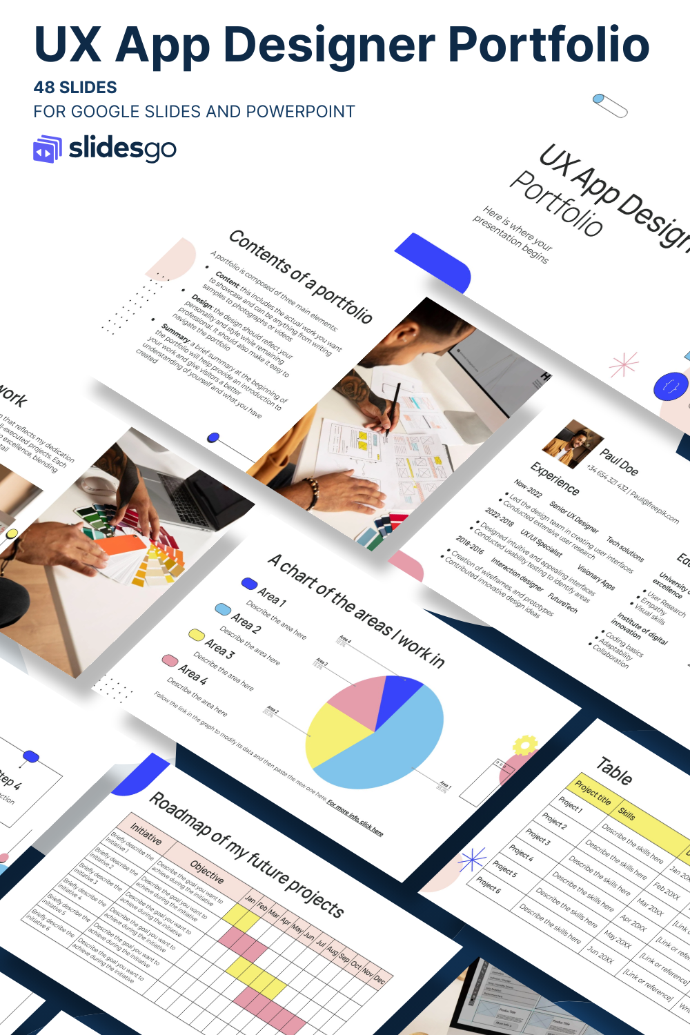 UX App Designer Portfolio Presentation