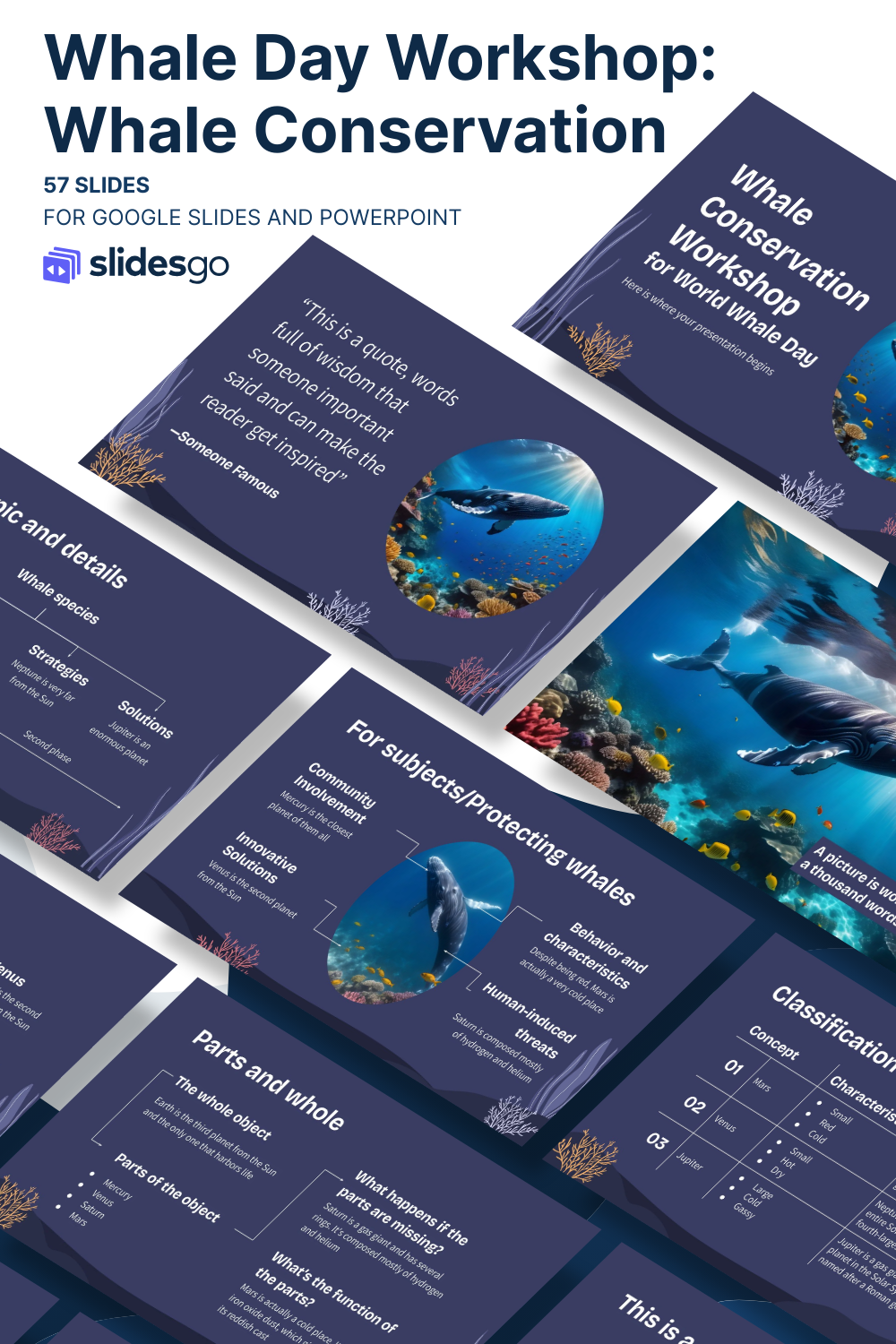 Whale Conservation Workshop for World Whale Day Presentation
