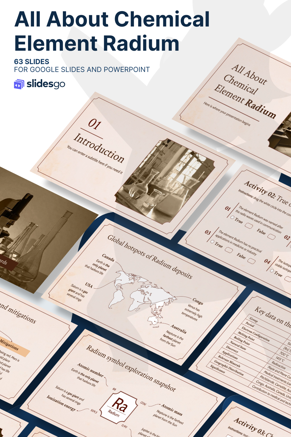 All About Chemical Element Radium Presentation