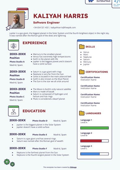 Software Engineer Resume Presentation