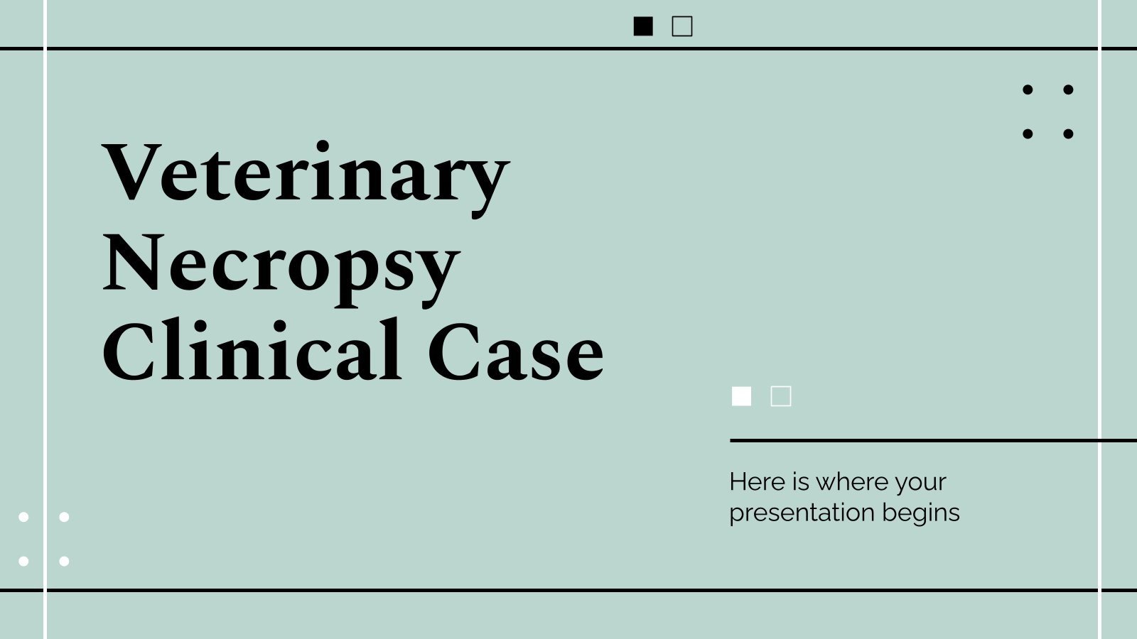 Presentación Caso clínico de necropsia veterinaria