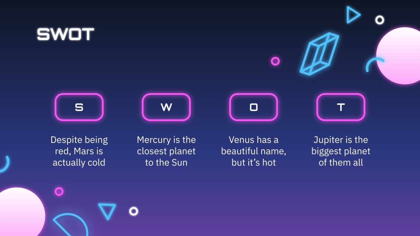 Neon Pitch Deck Google Slides theme & PowerPoint template