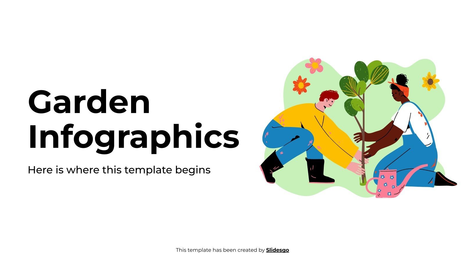 Garden Infographics Template