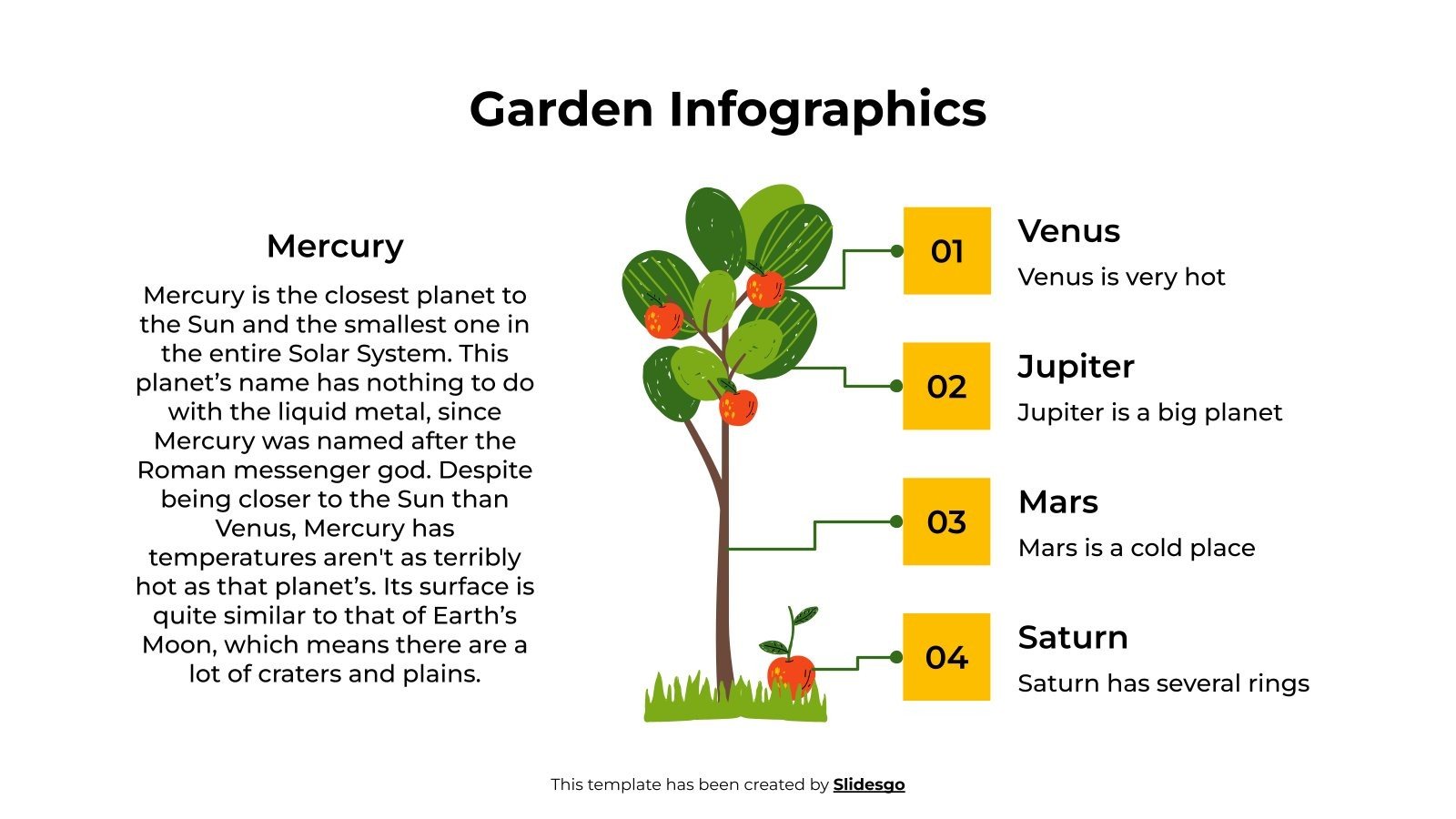 Garden Infographics Template