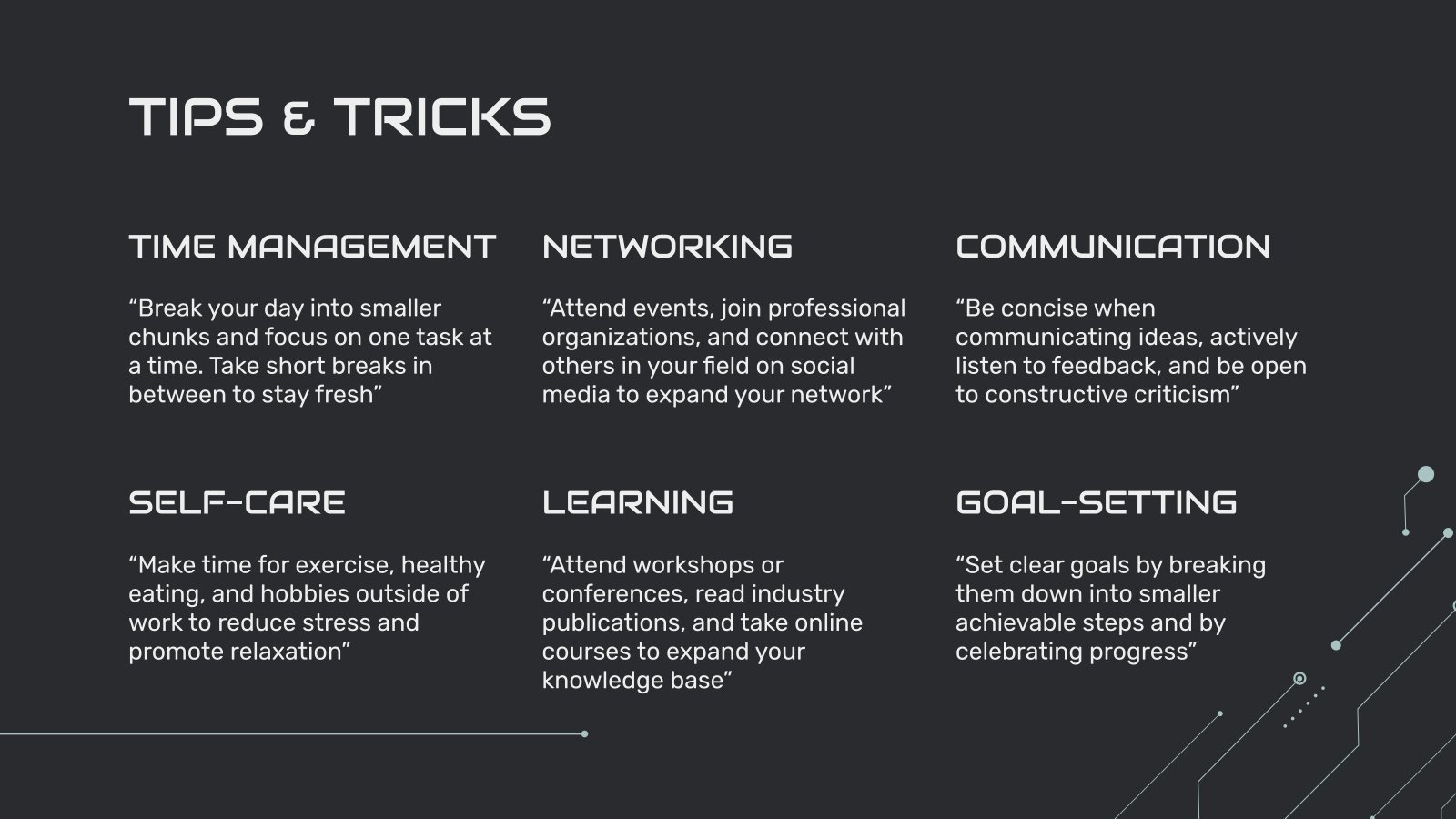 Tech Newsletter Presentation