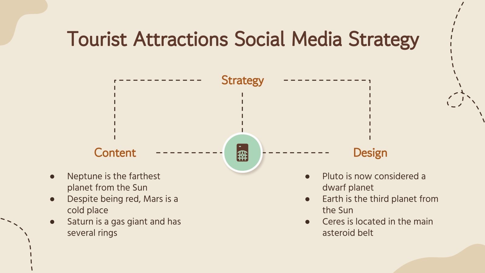 Tourist Attractions Social Media Strategy Infographics