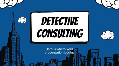 Plantillas sobre detectives para Google Slides y PowerPoint