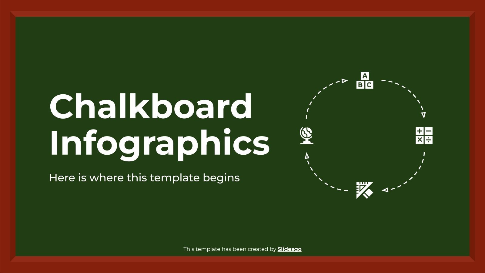 Chalkboard Infographics Template Chalkboard Infographics Template