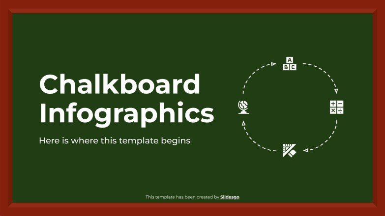 Chalkboard Infographics Template