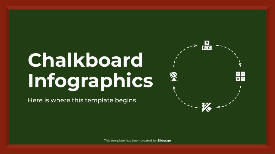 Chalkboard Infographics Template
