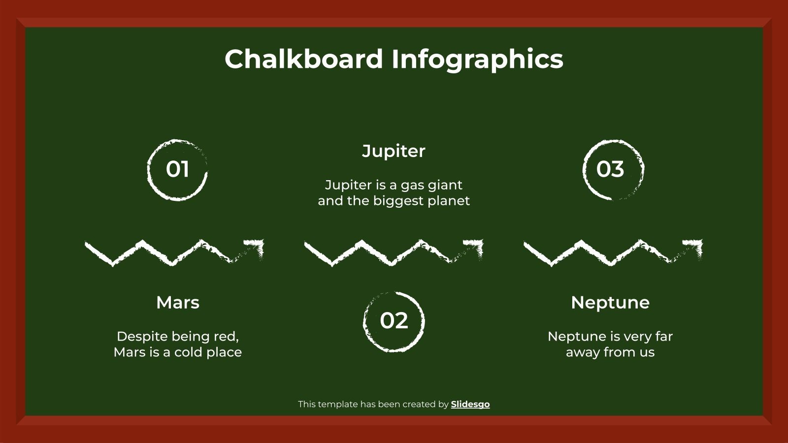 Chalkboard Infographics Template Chalkboard Infographics Template