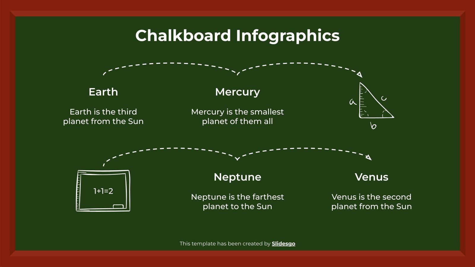 Chalkboard Infographics Template