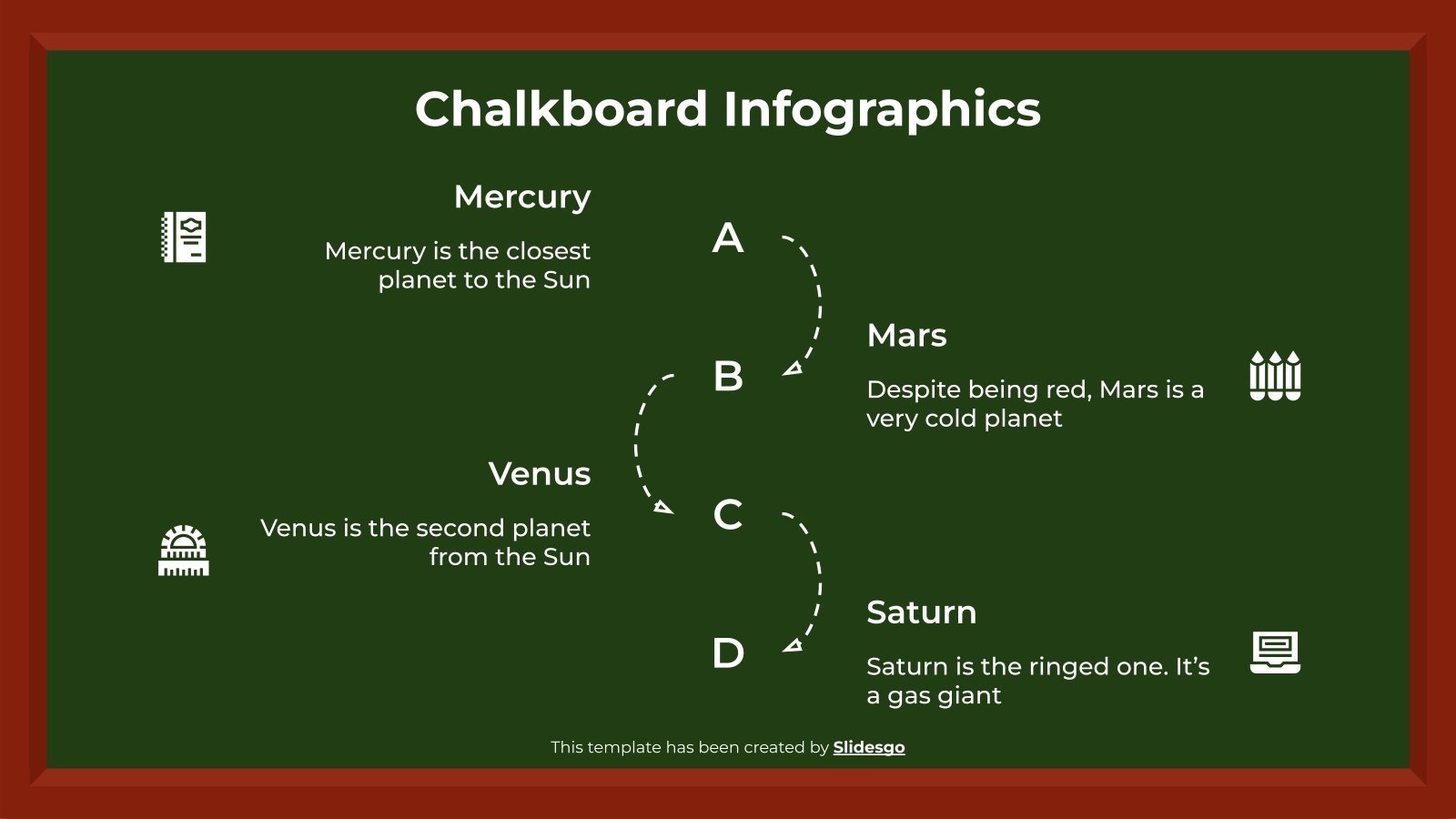 Chalkboard Infographics Template