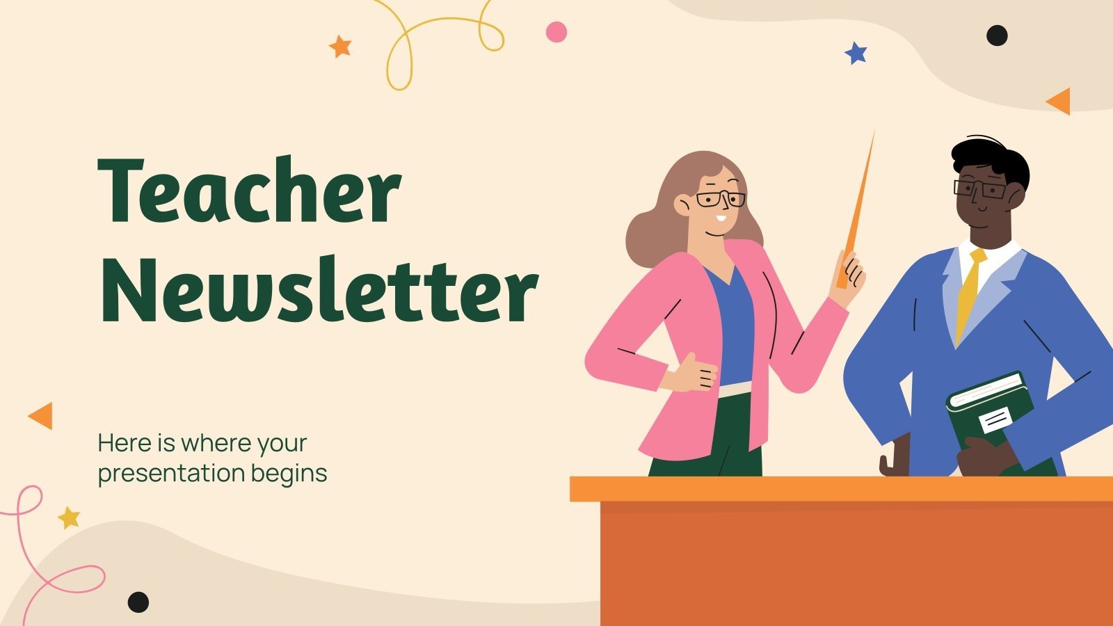 Teacher Newsletter Presentation