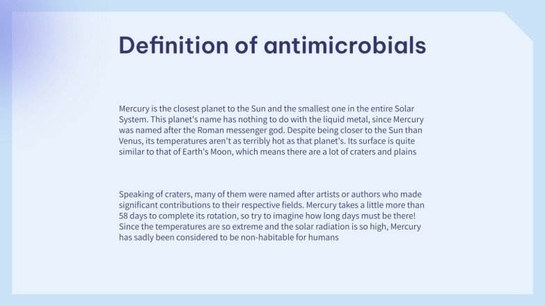 Antimicrobials Presentation