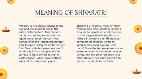 Shivaratri Presentation