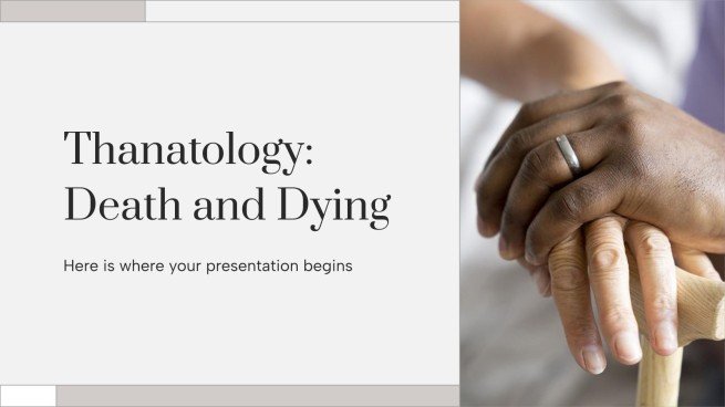 Kostenlose Google Slides und PPT-Vorlagen über den Tod
