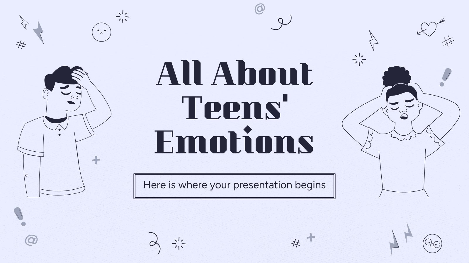 All About Teens' Emotions Presentation