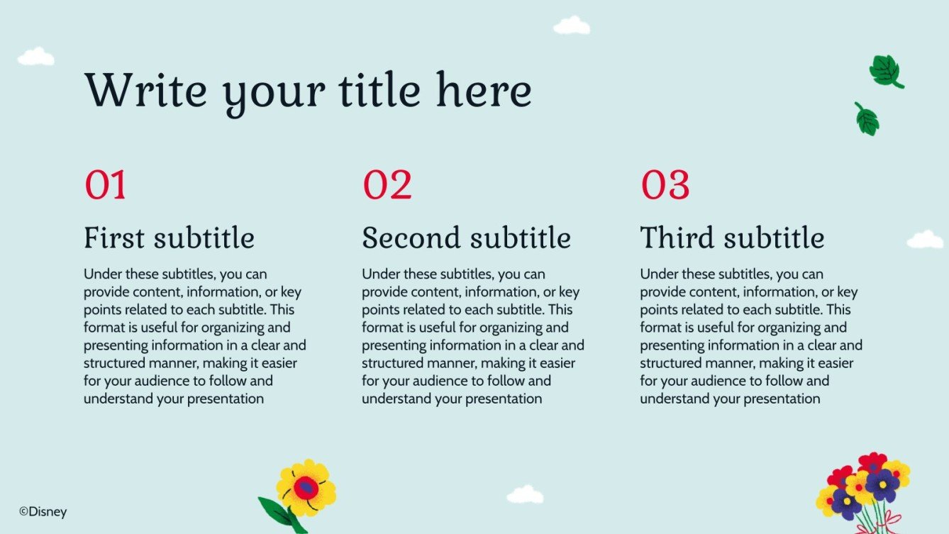 Snow White Presentation