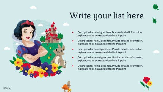 Snow White Presentation