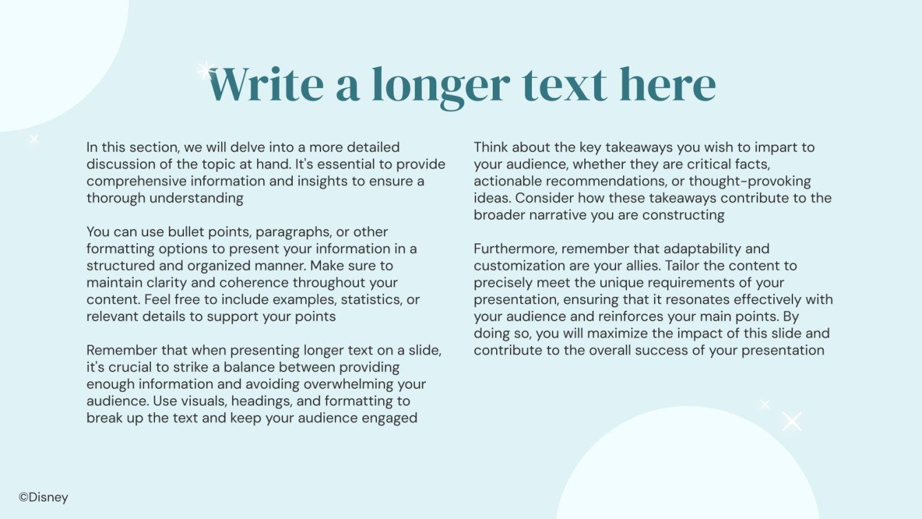 Disney Princesses Presentation