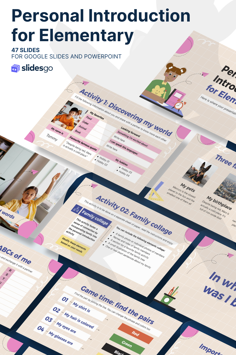 Personal Introduction for Elementary Presentation