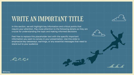 Peter Pan Presentation