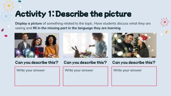 Holidays and Cultural Celebrations - French - 5th Grade