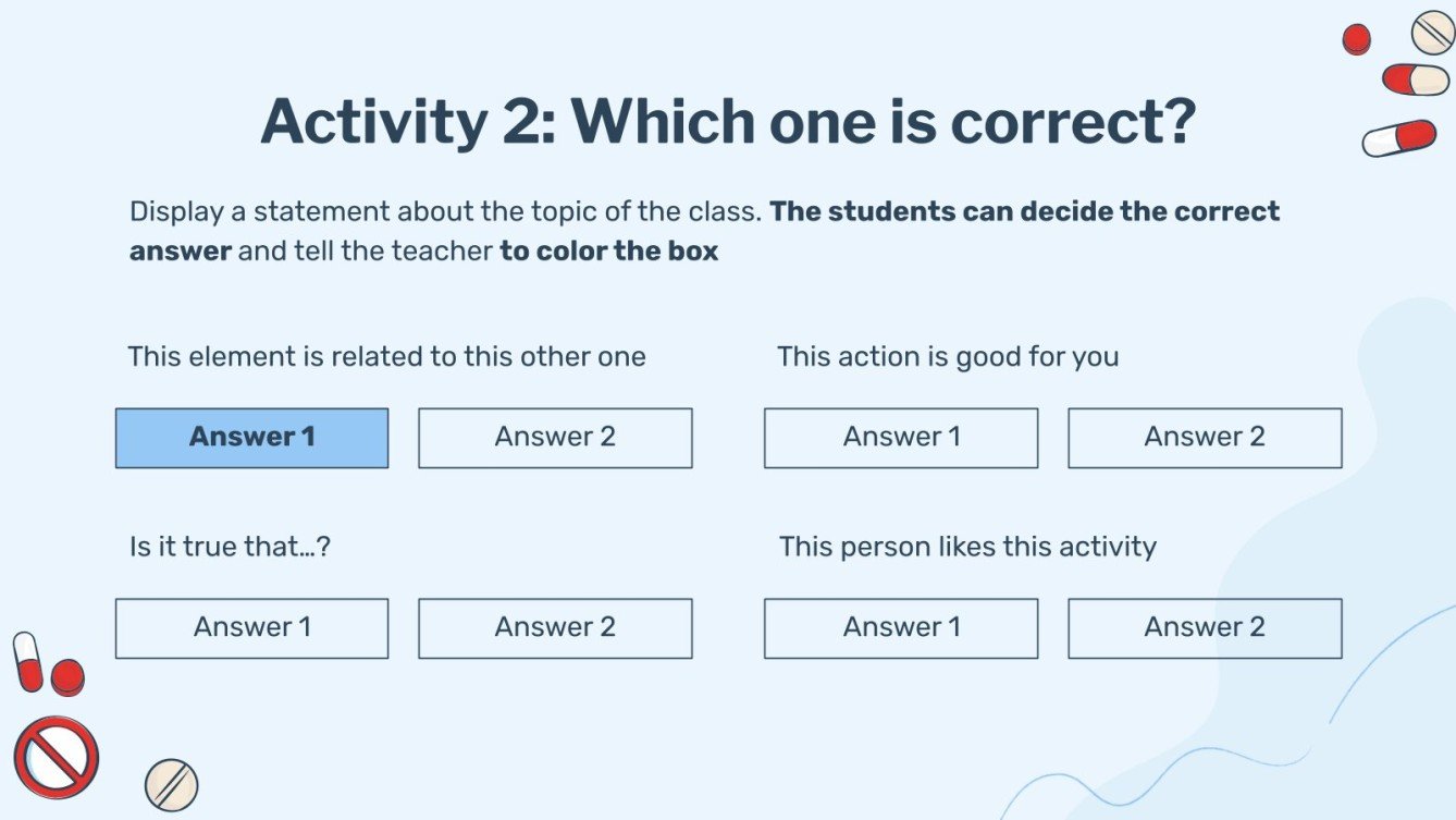 Substance Abuse Prevention - 3rd Grade Presentation