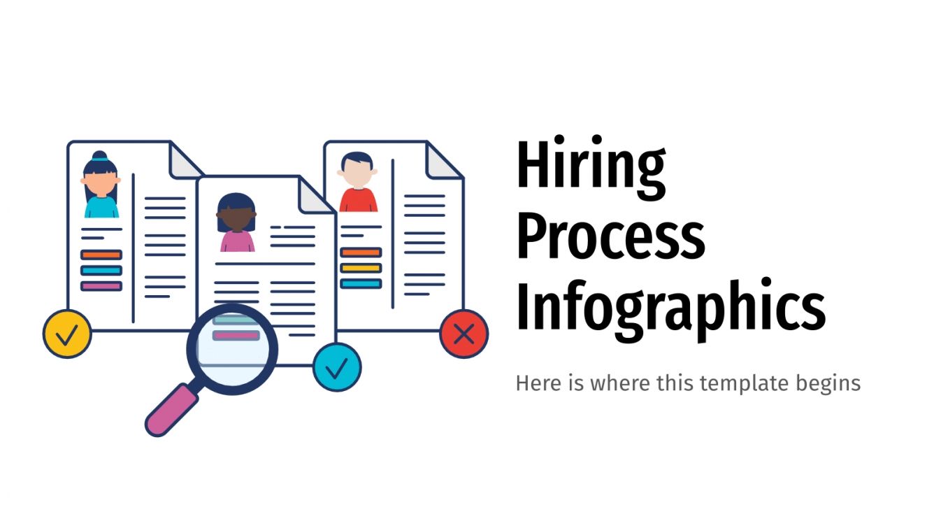 Hiring Process Infographics for Google Slides & PowerPoint