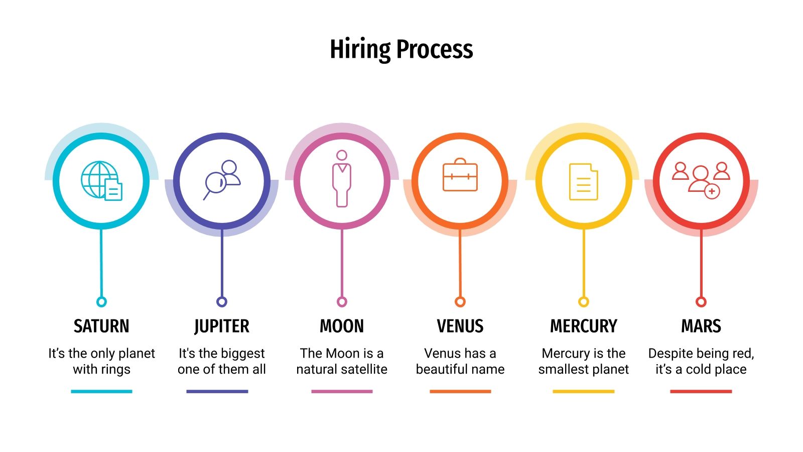 Hiring Process Infographics for Google Slides & PowerPoint