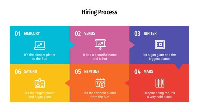 Hiring Process Infographics for Google Slides & PowerPoint
