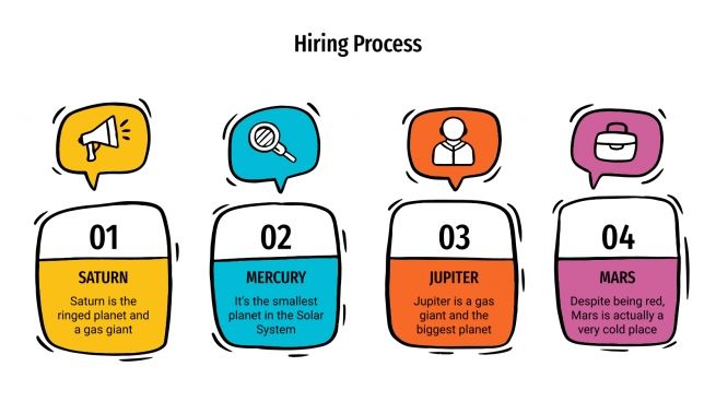 Hiring Process Infographics for Google Slides & PowerPoint
