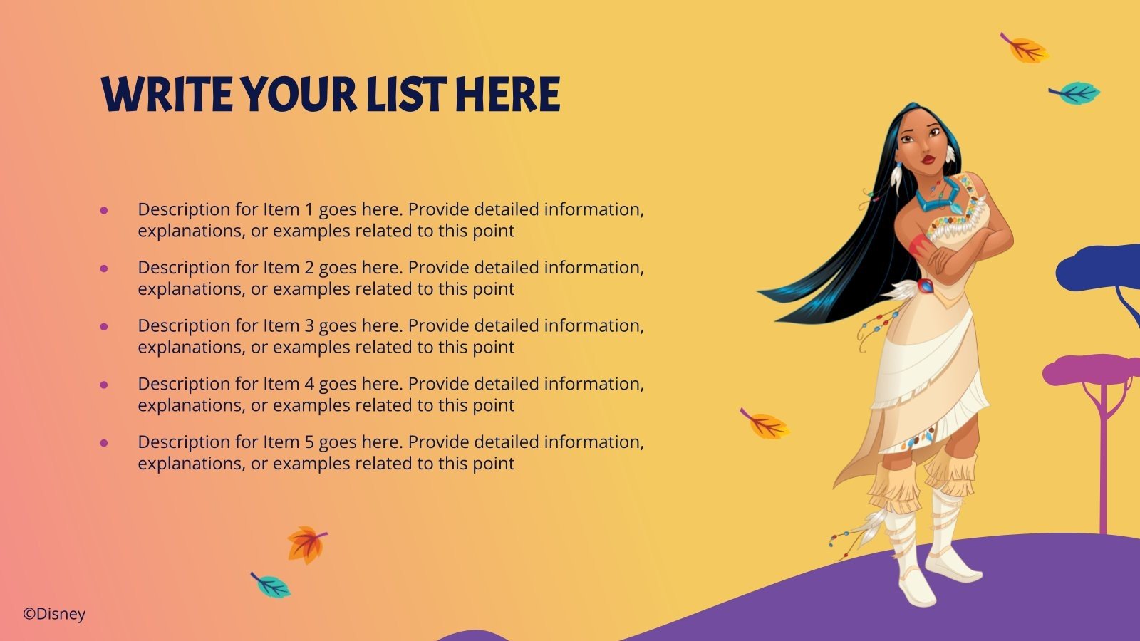 Pocahontas Presentation