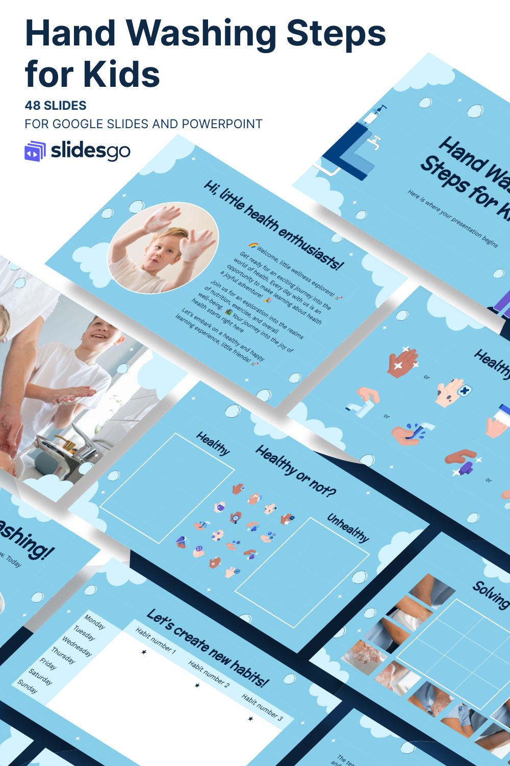 Hand Washing Steps for Kids Presentation