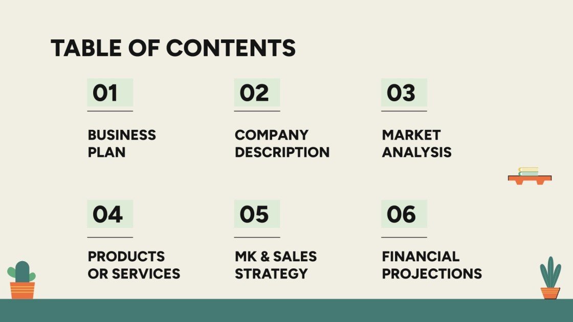 Simple Business Plan Presentation