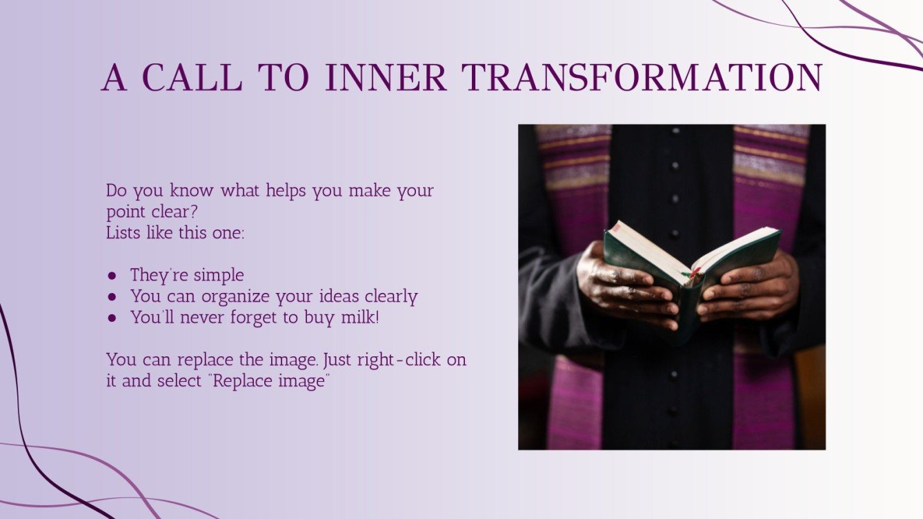 Ash Wednesday Presentation