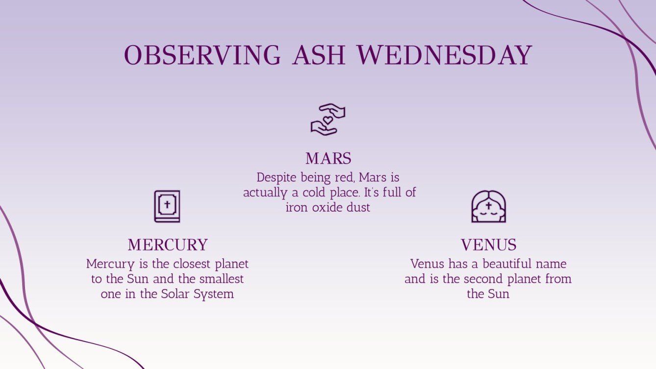 Ash Wednesday Presentation