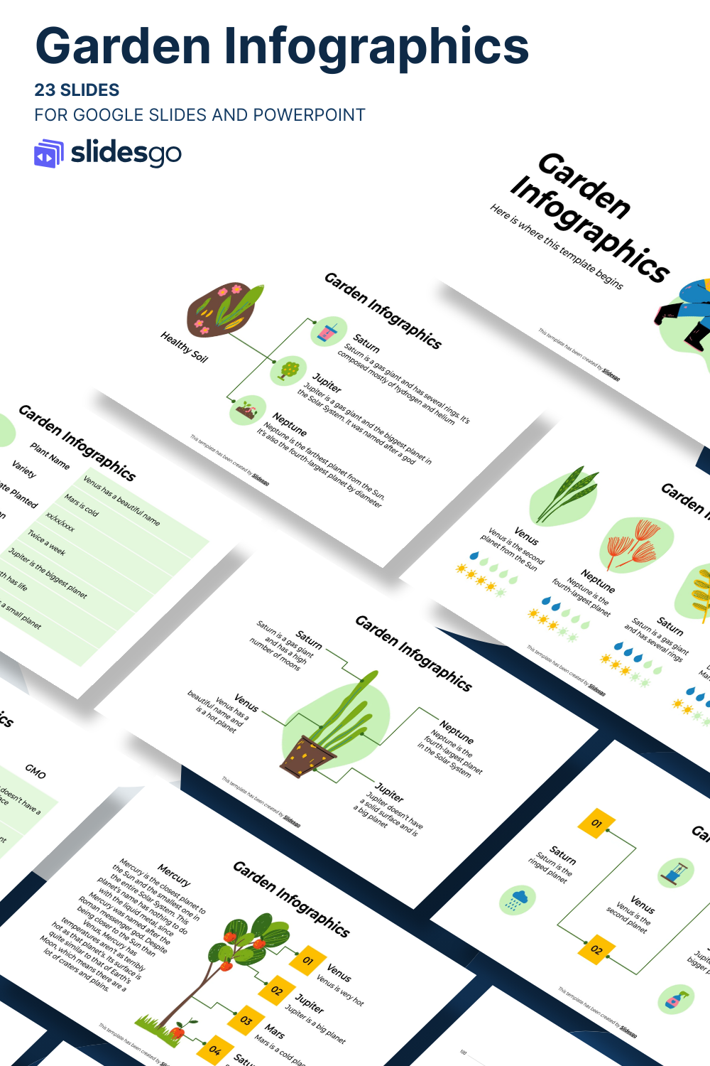 Garden Infographics Template